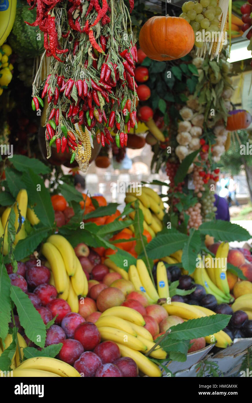 Stall with display of grapes hi-res stock photography and images - Alamy