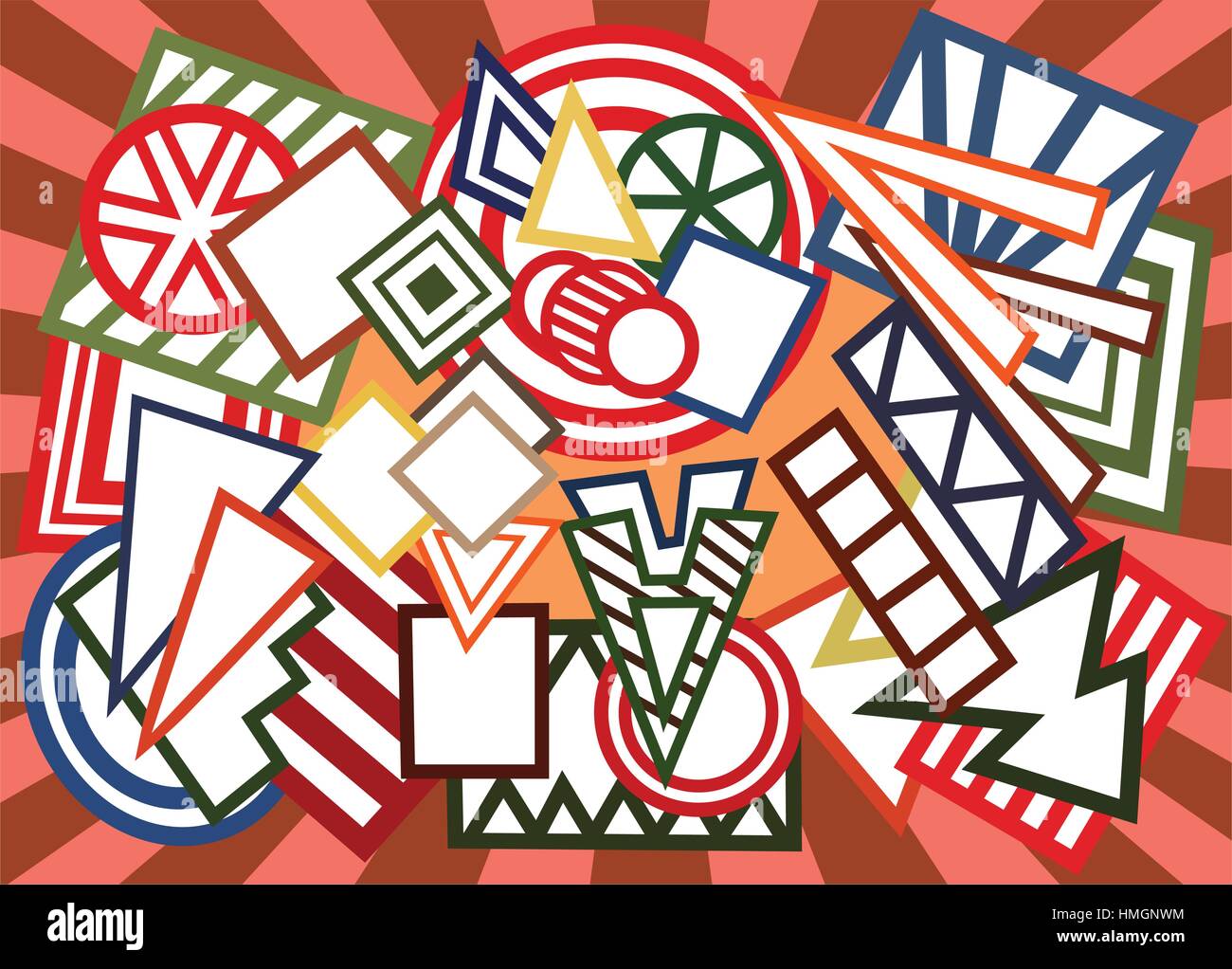 Abstract forms geometry lines Stock Vector Images - Alamy