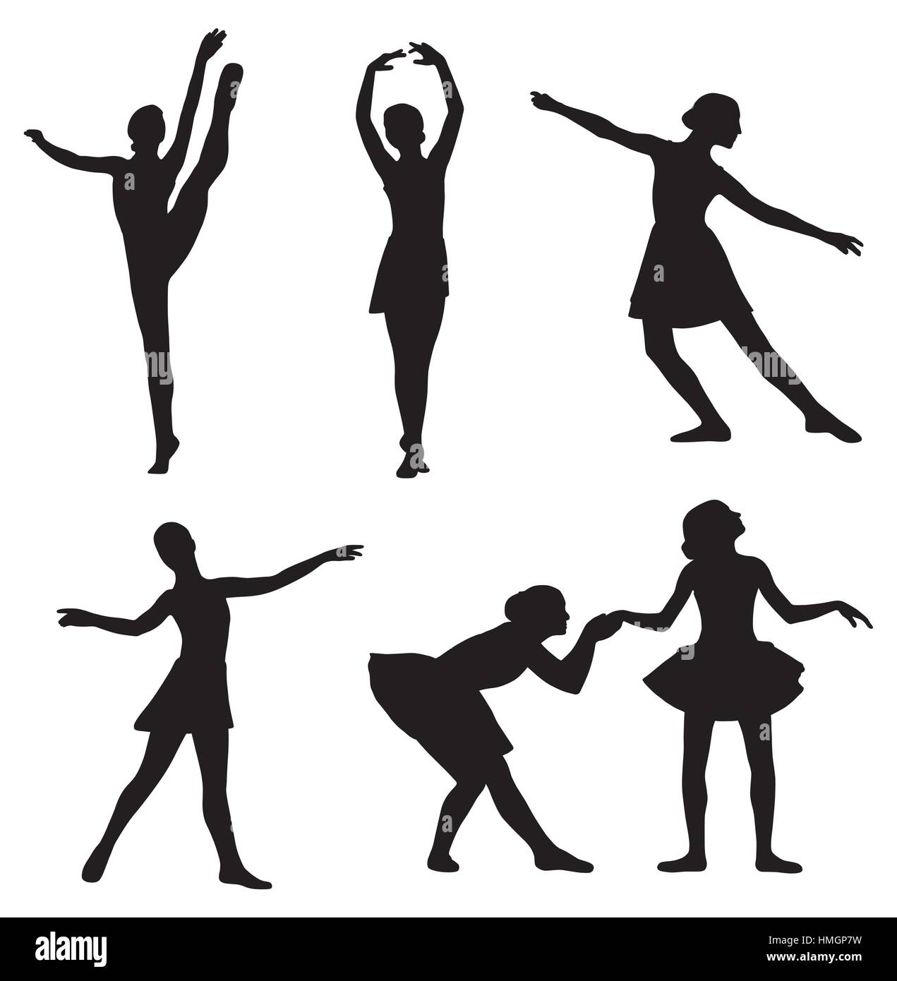 Ballet school children Stock Vector Images - Alamy