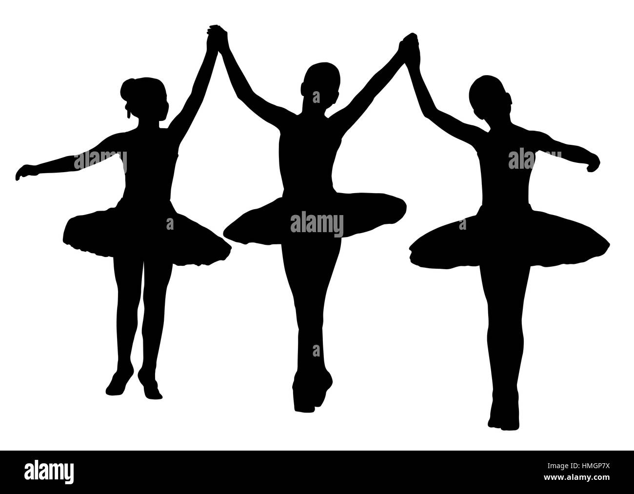 Female Ballerina Dance Classical Music Stock Vector Images Alamy
