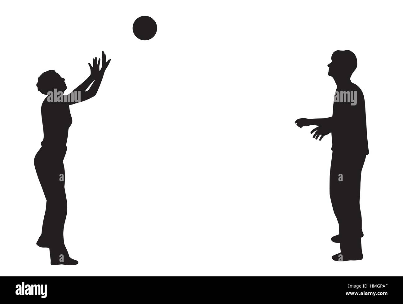 Playing with ball Stock Vector Image & Art - Alamy