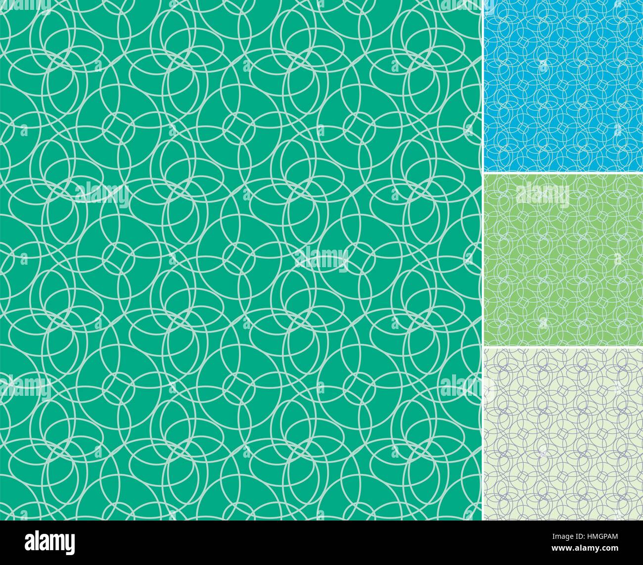 Circles rings seamless pattern Stock Vector Images - Alamy