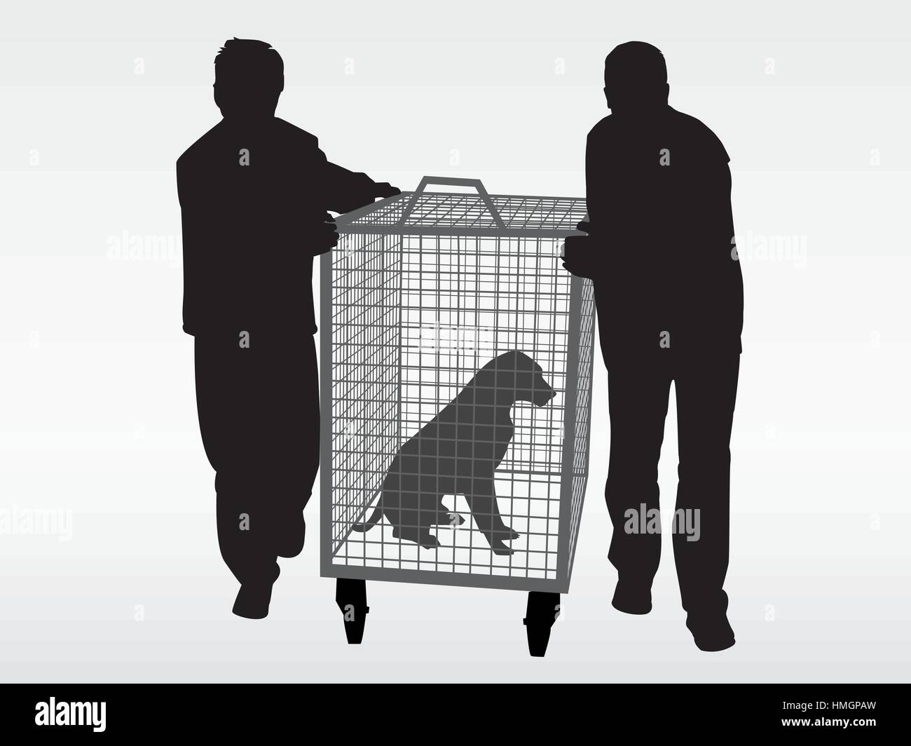 Kennel workers Stock Vector Images - Alamy