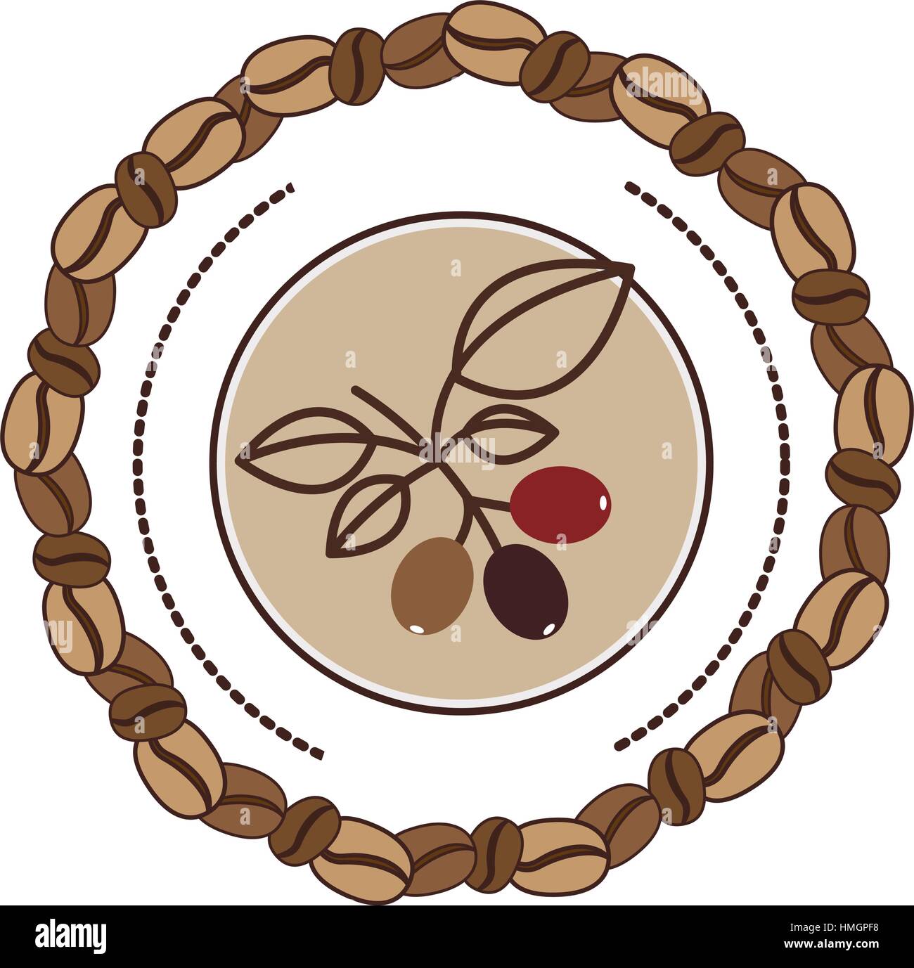 Coffee Beans Border Vector Free Vectors | Coffee Beans Frame