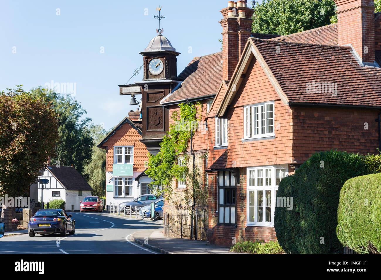 Abinger Hammer Clock corner, Abinger Hammer, Surrey, England, United ...