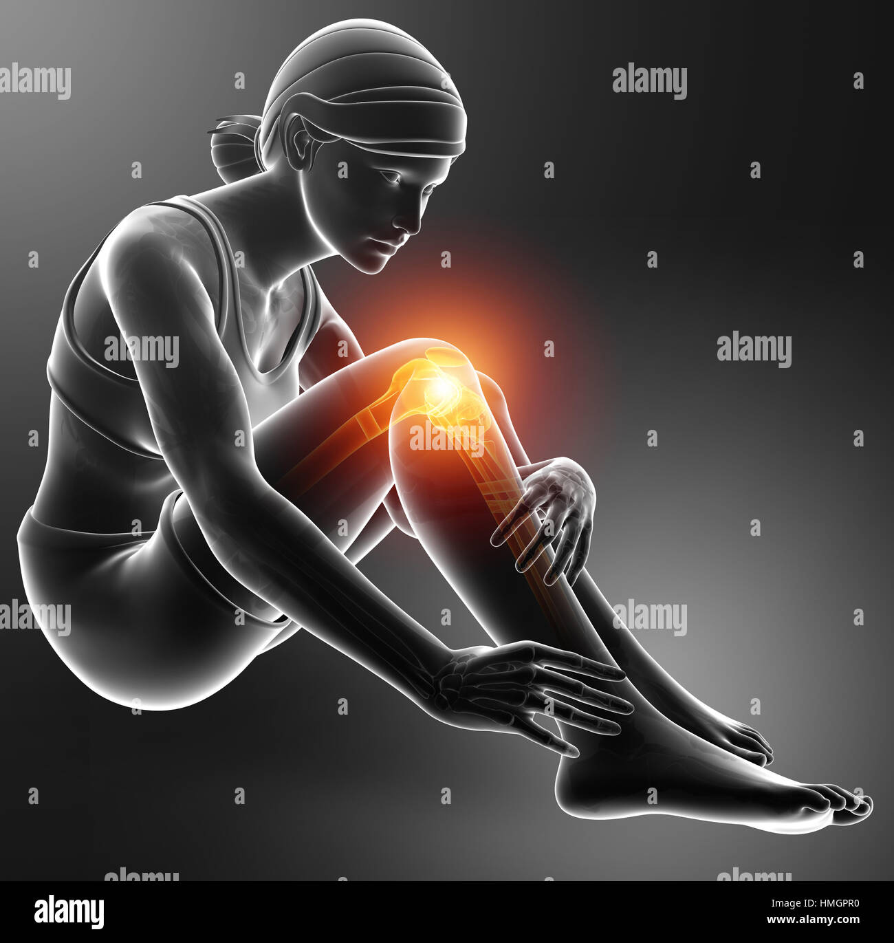 human body anatomy with joint pain Stock Photo - Alamy
