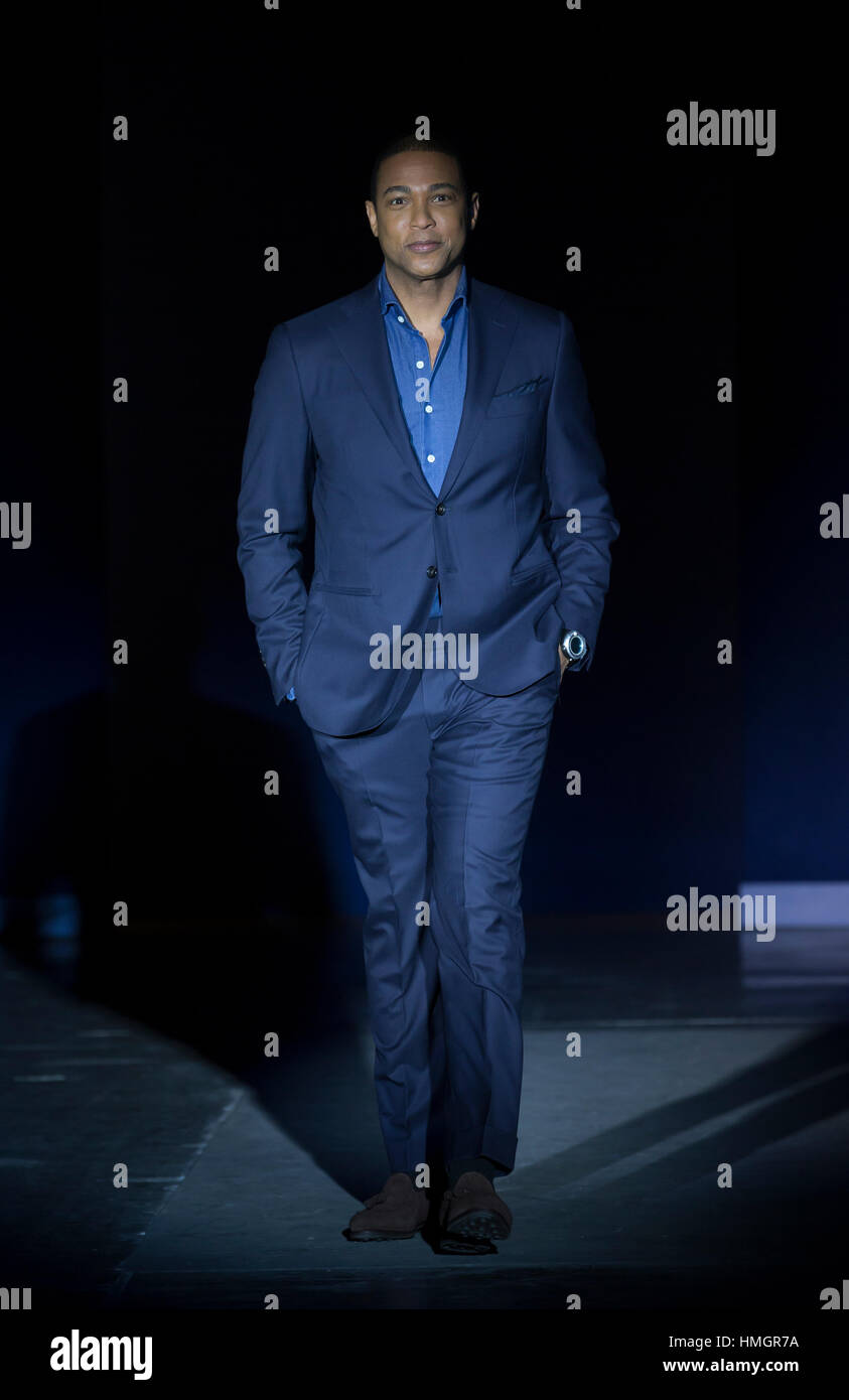 New York, NY USA - February 1, 2017: Don Lemon in Proper Cloth dress ...