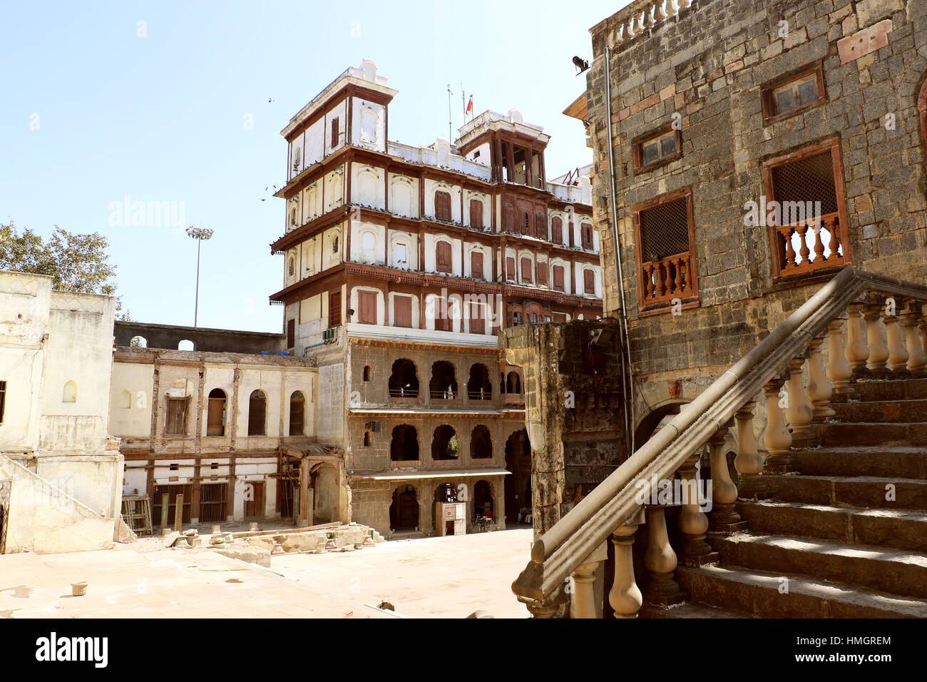 Rajwada is a historical palace in Indore city. Historic Architecture ...