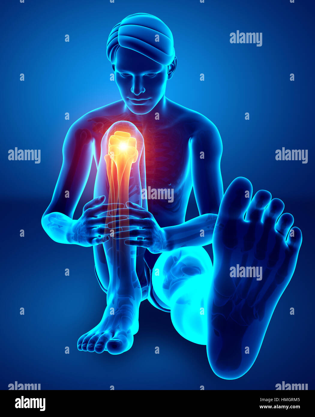 human body anatomy with joint pain Stock Photo - Alamy