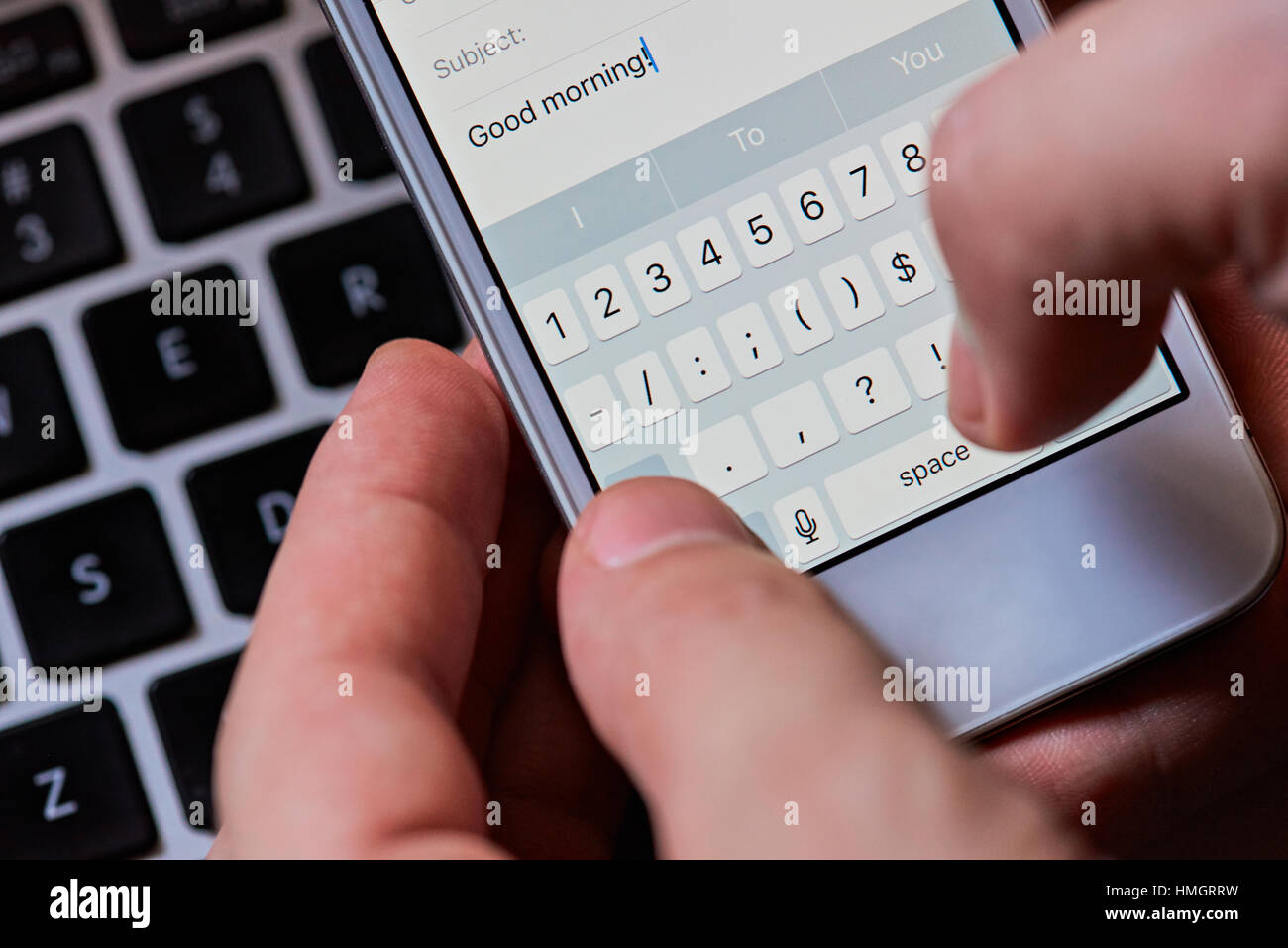 close up of screen smartphone typing message Stock Photo - Alamy close up of screen smartphone typing message Stock Photo - Alamy