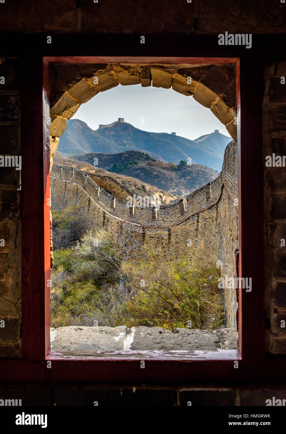 Great wall of china viewpoint hi-res stock photography and images - Alamy
