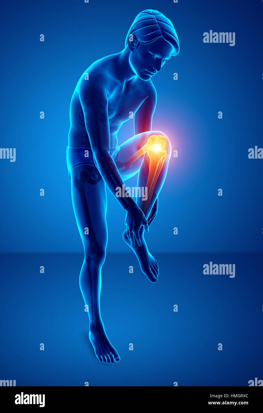 human body anatomy with joint pain Stock Photo - Alamy