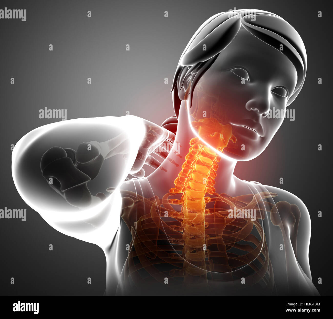 human body anatomy with joint pain Stock Photo - Alamy
