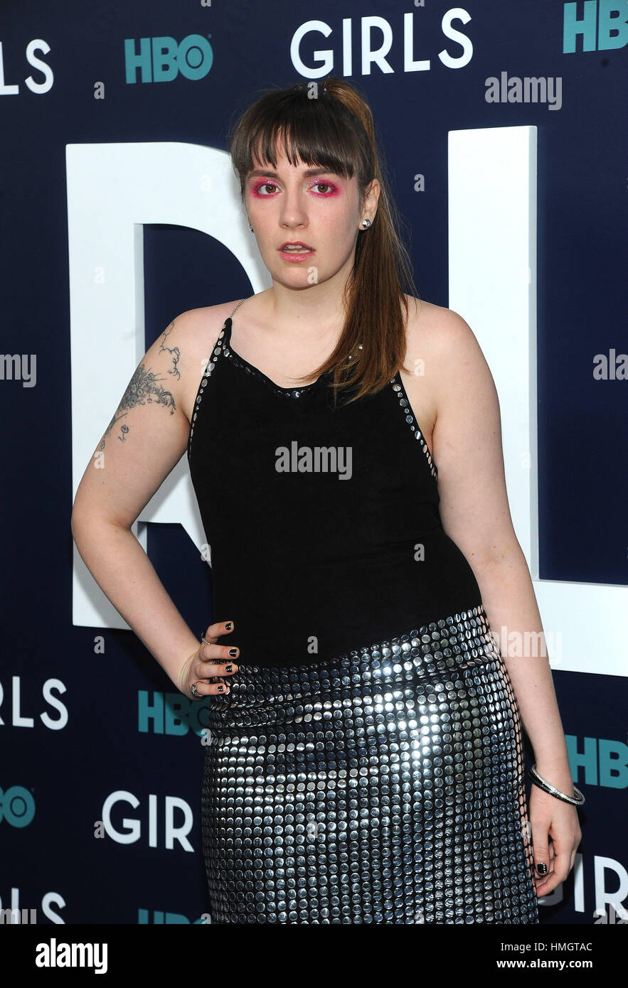 New York City, USA. 2nd Feb, 2017. Lena Dunham attends the the New York ...
