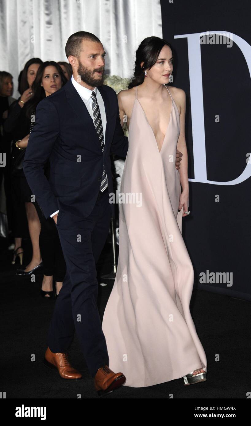 Los Angeles, CA, USA. 2nd Feb, 2017. Jamie Doman, Dakota Johnson at ...