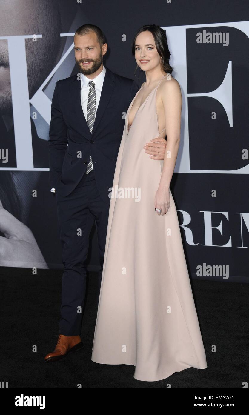 Los Angeles, CA, USA. 2nd Feb, 2017. Jamie Doman, Dakota Johnson at ...