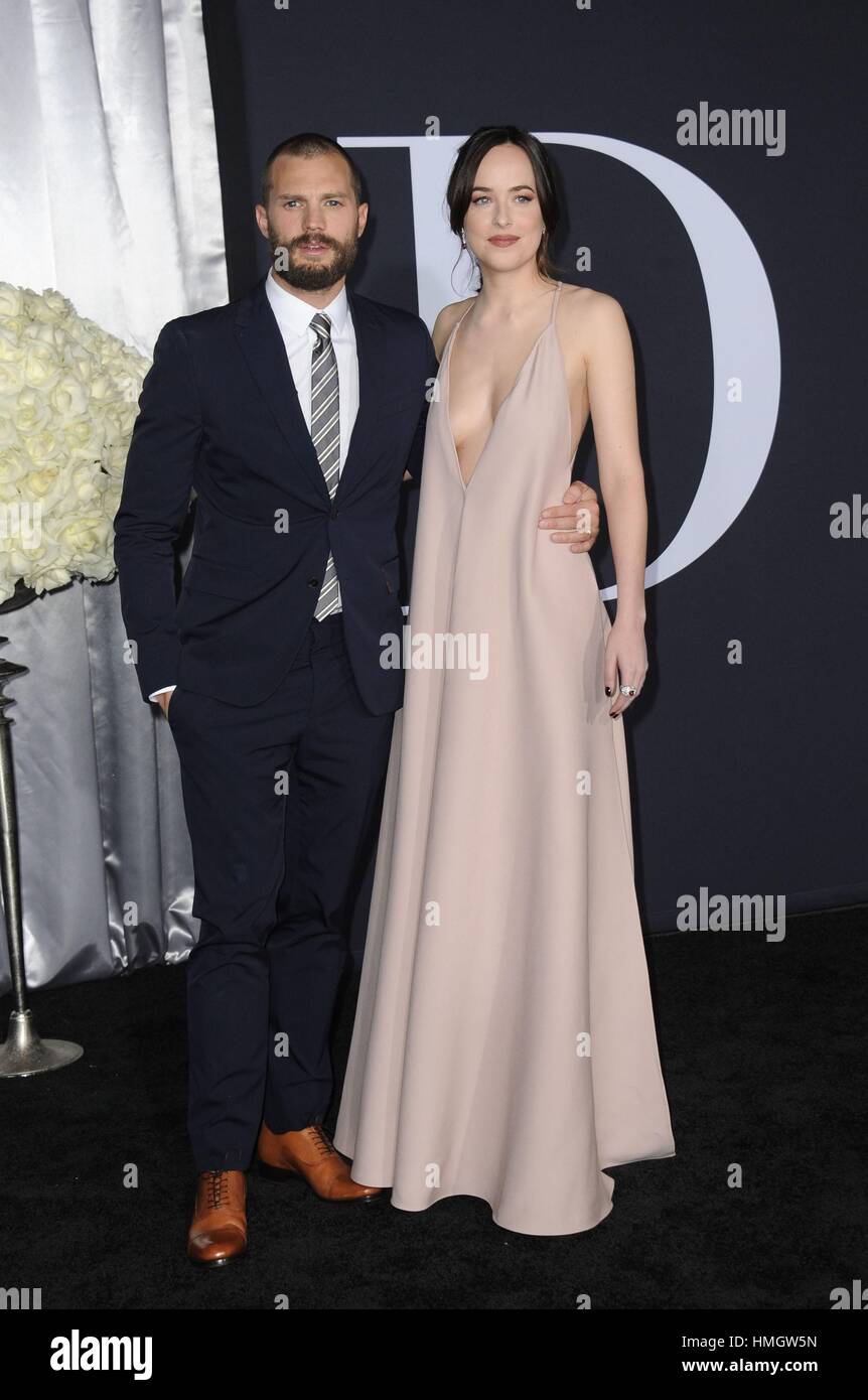 Los Angeles, CA, USA. 2nd Feb, 2017. Jamie Doman, Dakota Johnson at ...