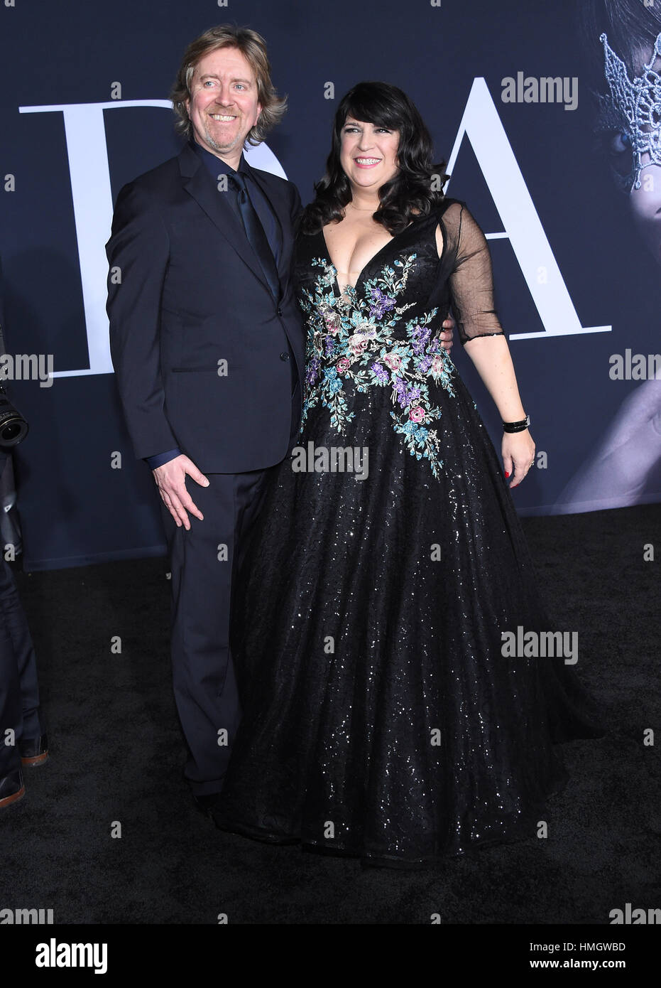 Los Angeles, California, USA. 2nd Feb, 2017. E.L. James and Niall ...