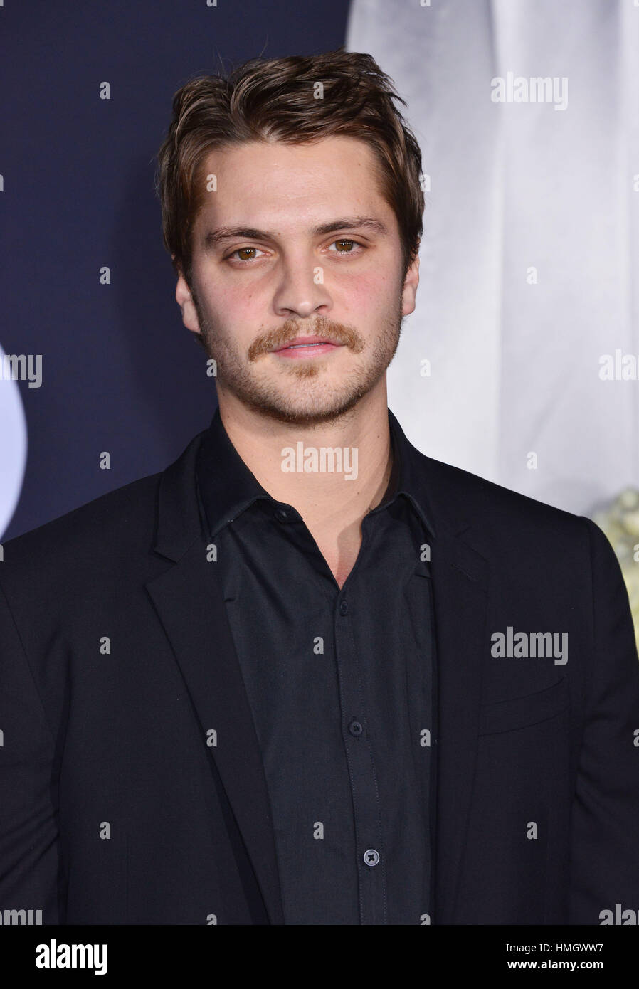 Los Angeles, USA. 02nd Feb, 2017. Luke Grimes 069 arriving at the Fifty ...