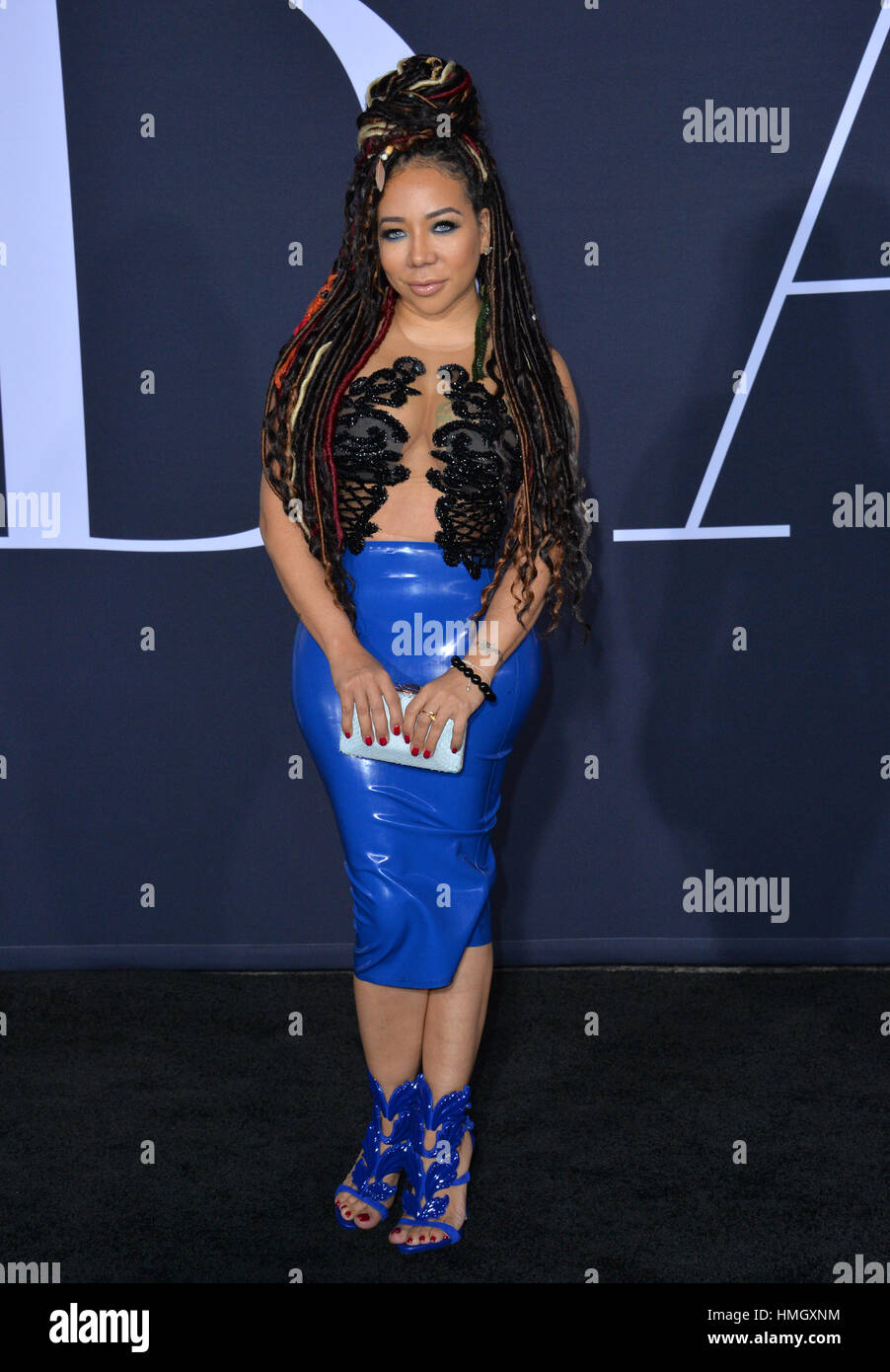 Los Angeles, California, USA. 2nd February 2017. Singer Tameka 'Tiny ...