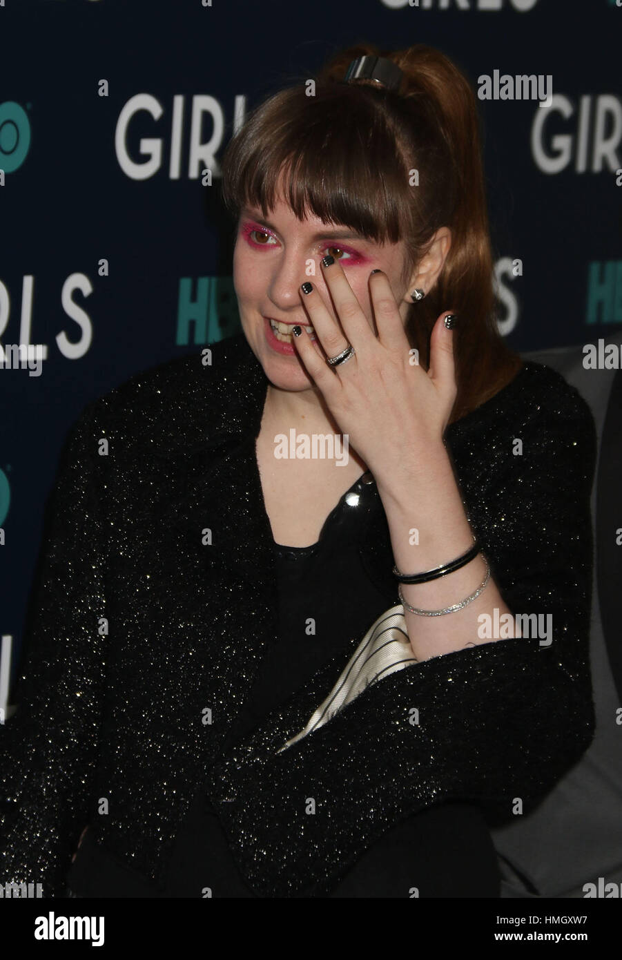 New York, New York, USA. 2nd Feb, 2017. Actress LENA DUNHAM attends the ...