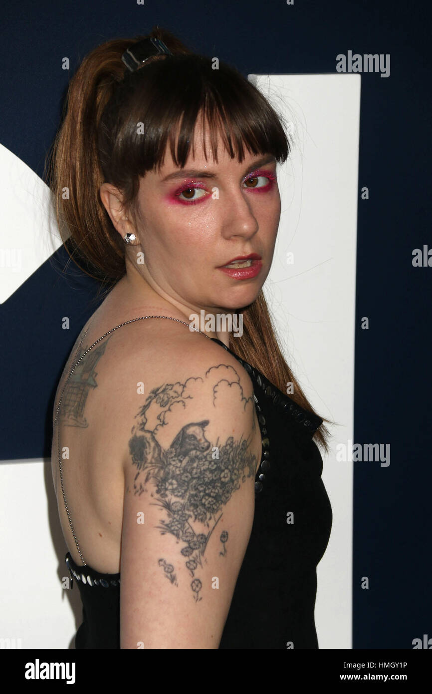 New York, New York, USA. 2nd Feb, 2017. Actress LENA DUNHAM attends the ...