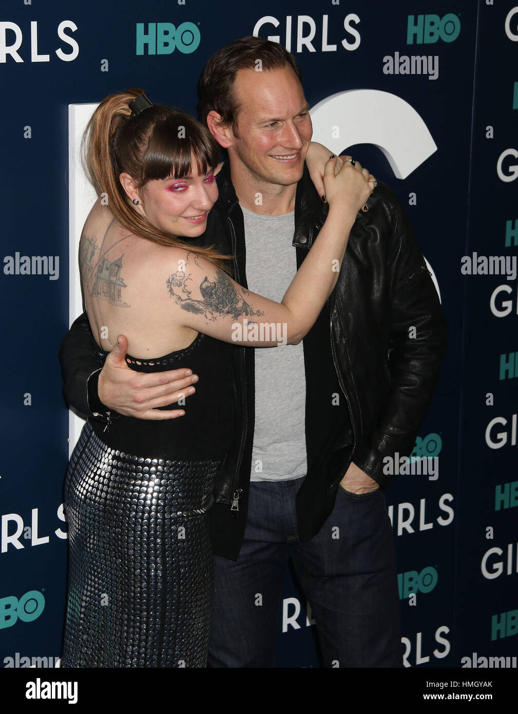 New York, New York, USA. 2nd Feb, 2017. Actress LENA DUNHAM and actor ...