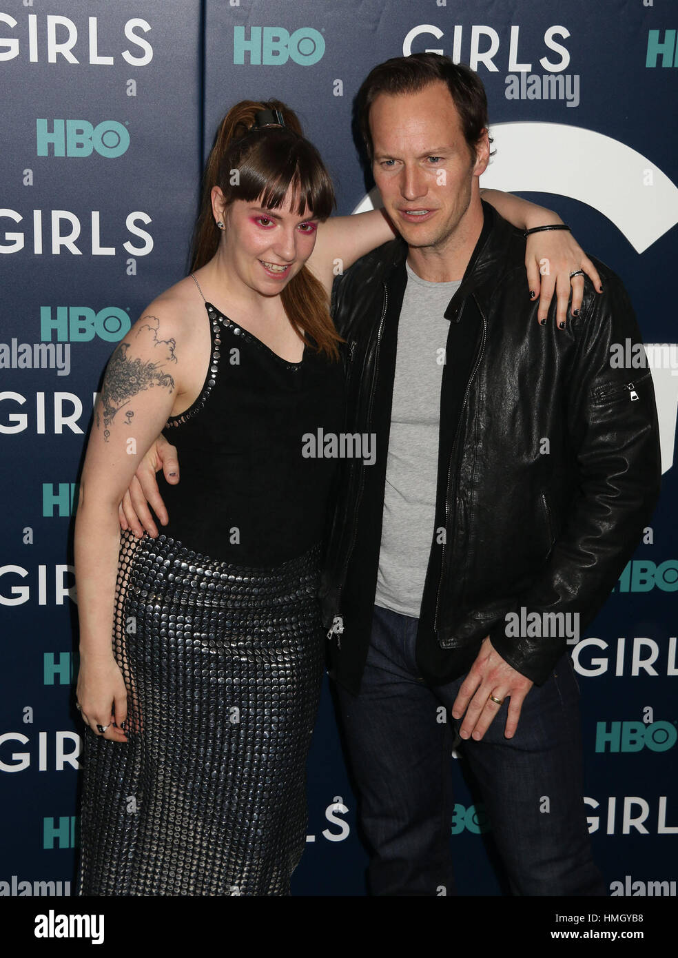 New York, New York, USA. 2nd Feb, 2017. Actress LENA DUNHAM and actor ...