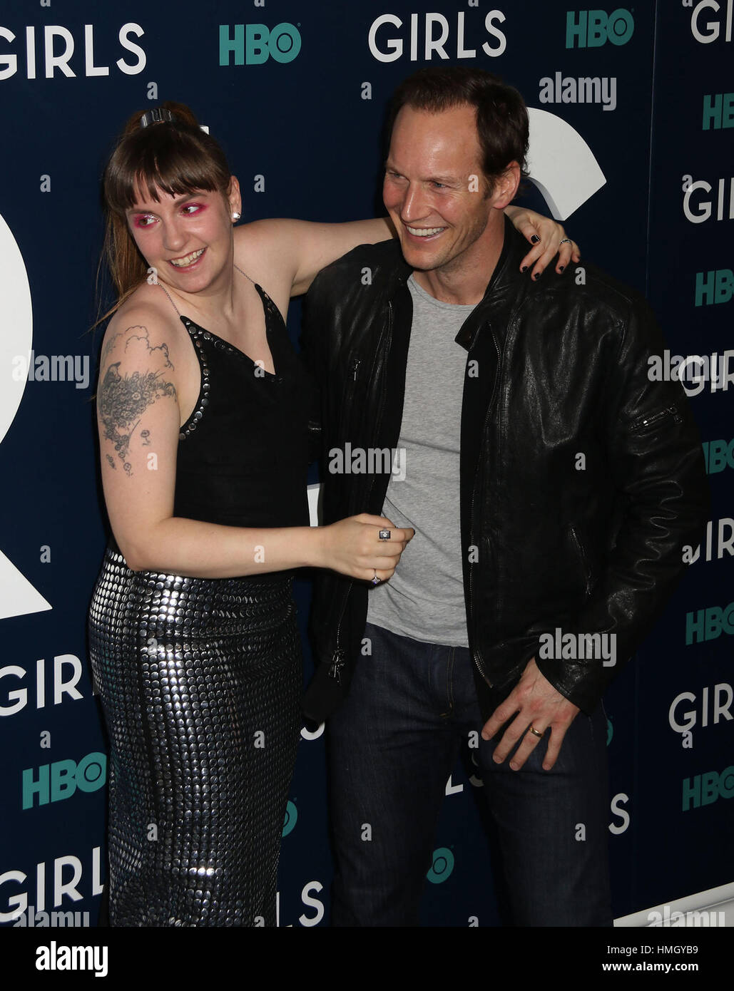 New York, New York, USA. 2nd Feb, 2017. Actress LENA DUNHAM and actor ...