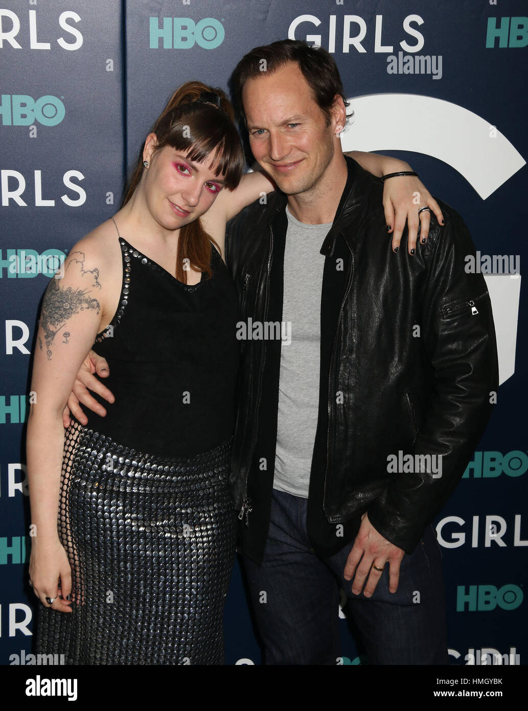 New York, New York, USA. 2nd Feb, 2017. Actress LENA DUNHAM and actor ...