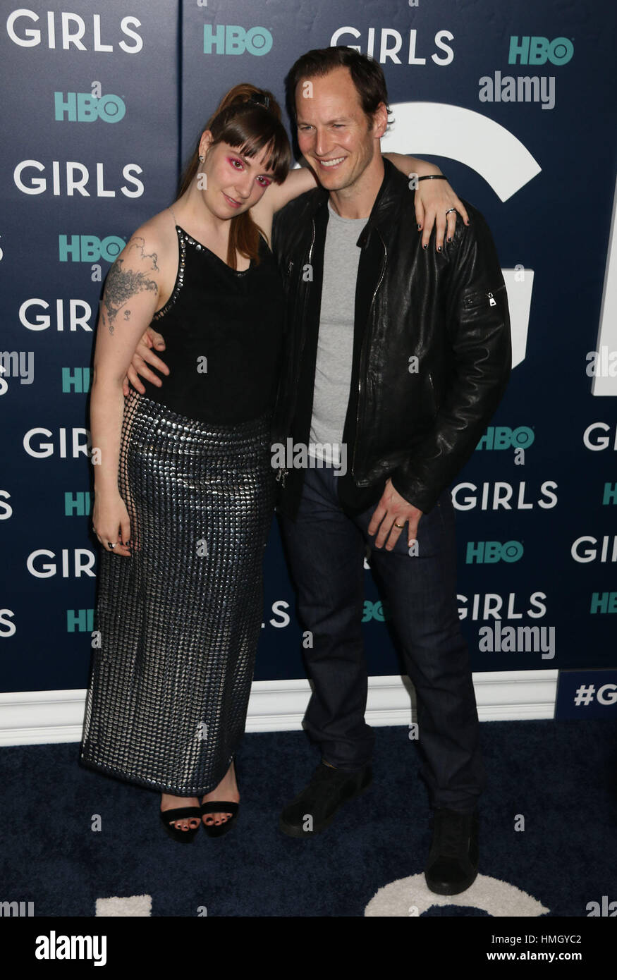 New York, New York, USA. 2nd Feb, 2017. Actress LENA DUNHAM and actor ...