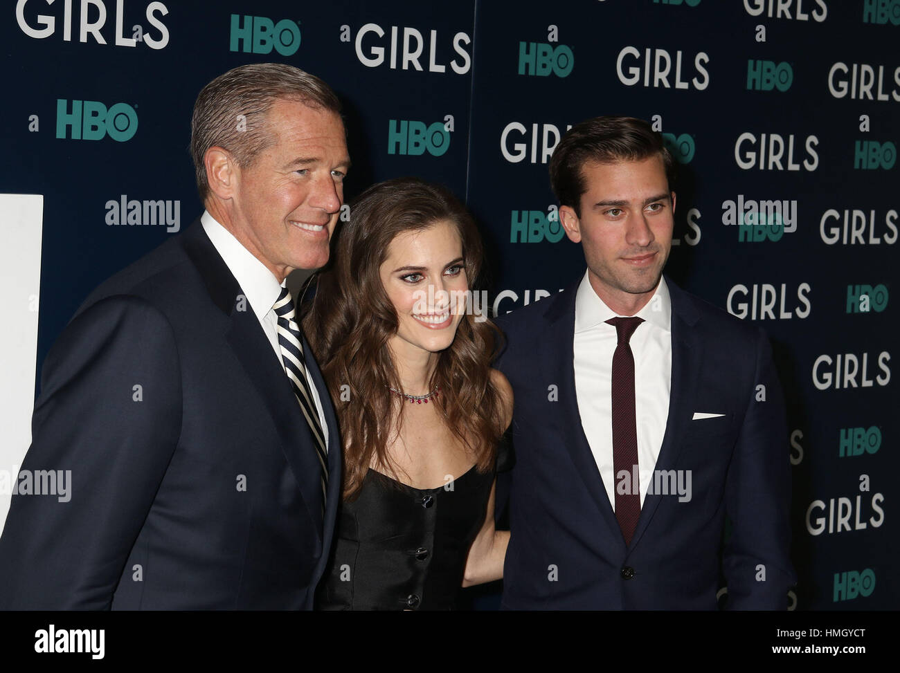 Brian williams and his daughter allison hi-res stock photography and ...