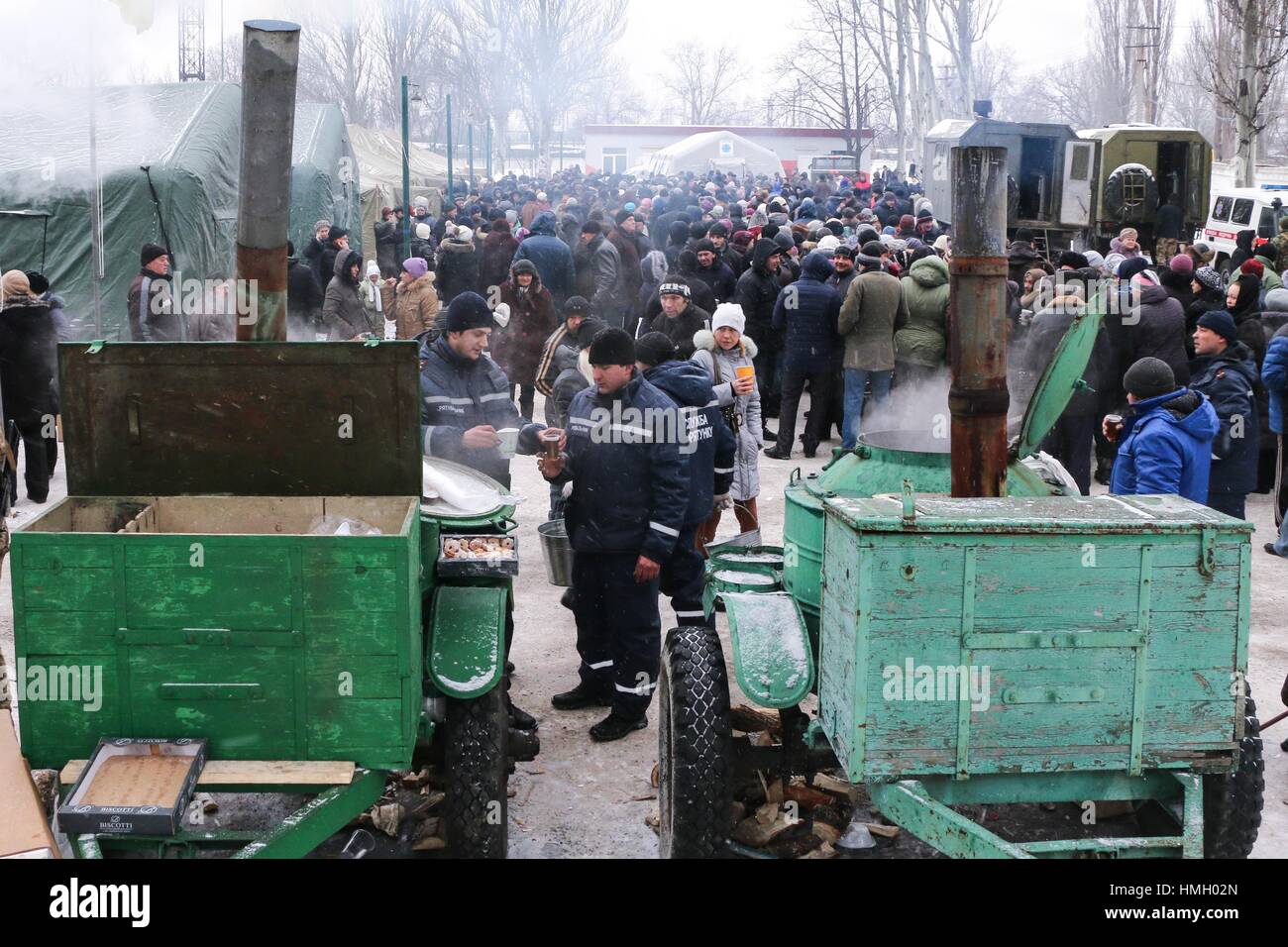 Avdiivka, Ukraine. 03rd Feb, 2017. Ukrainians from all over the country ...