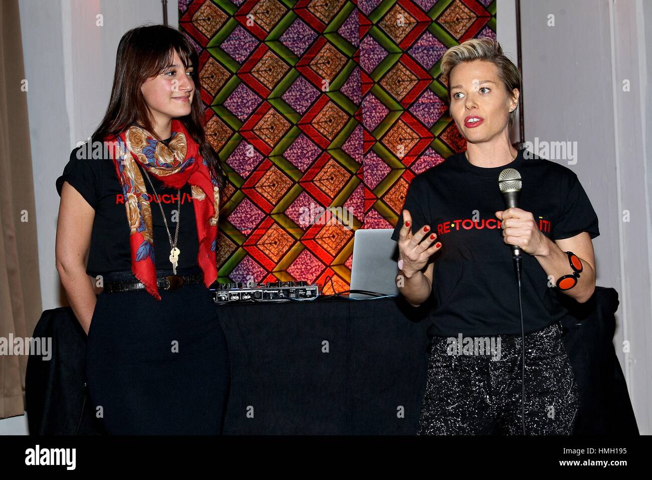 New York, NY, USA. 2nd Feb, 2017. Kathryn Everett, Camille Park in ...