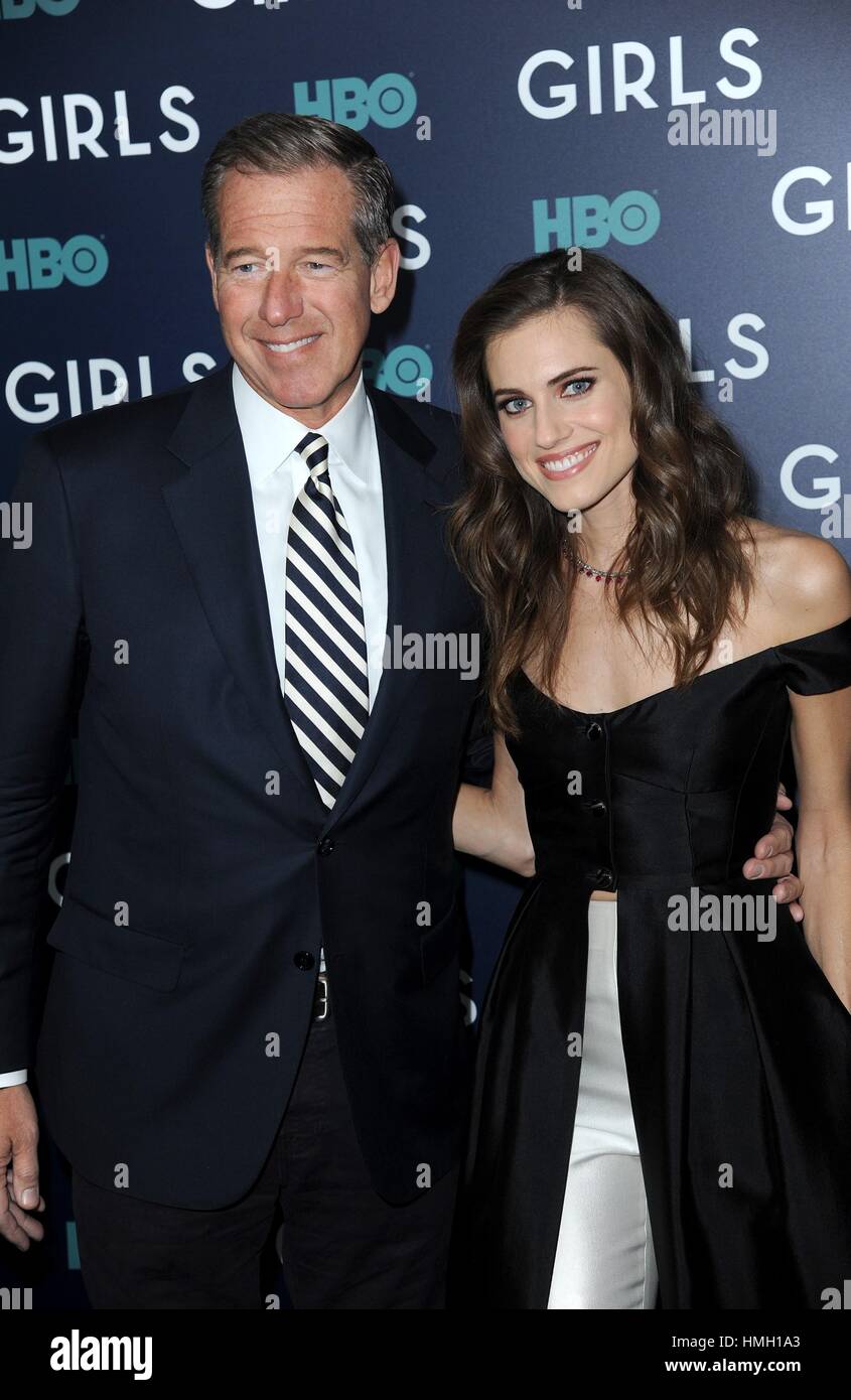 Brian Williams And Allison Williams High Resolution Stock Photography ...