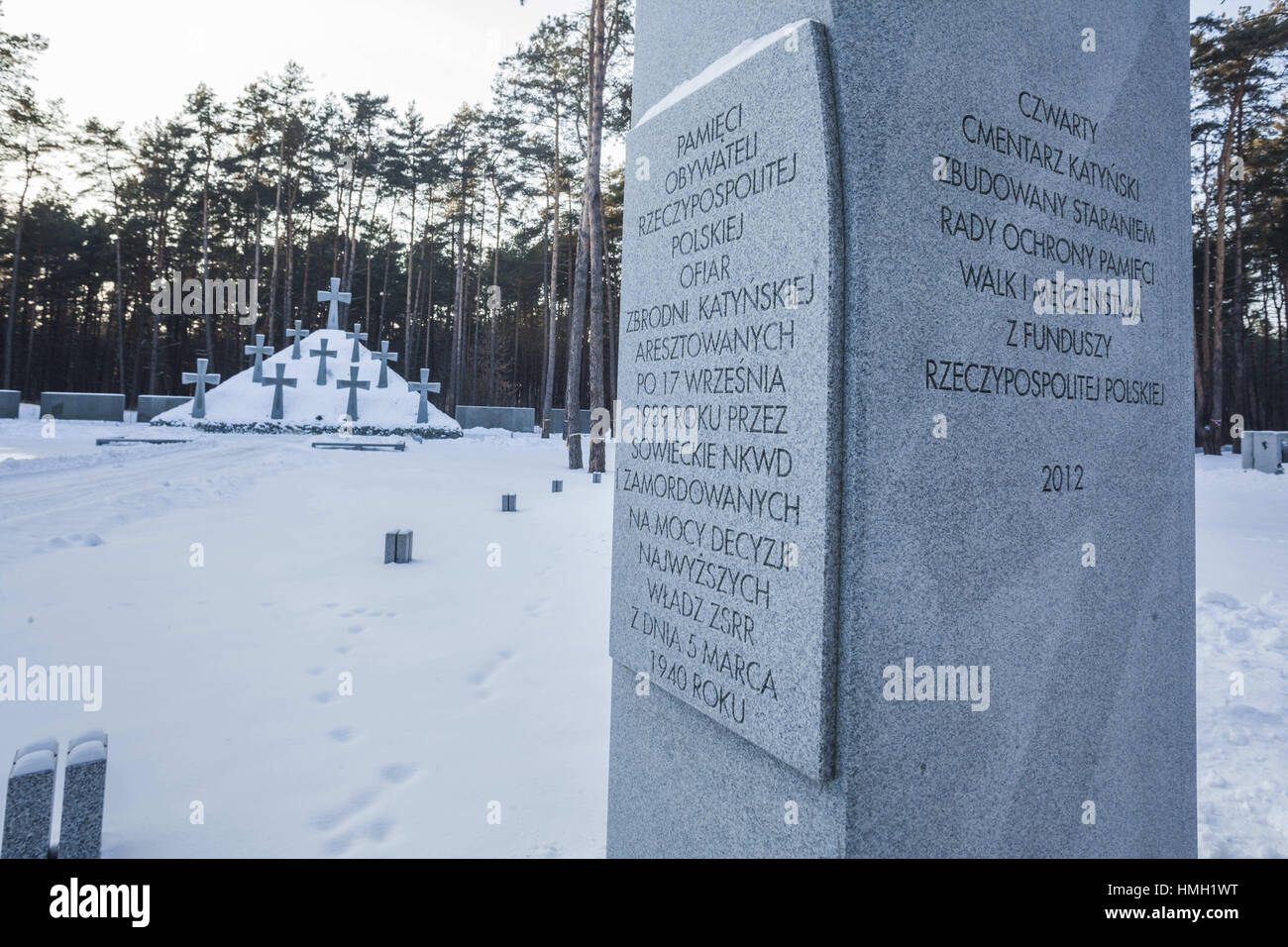 Katyn war cemetery hi-res stock photography and images - Alamy