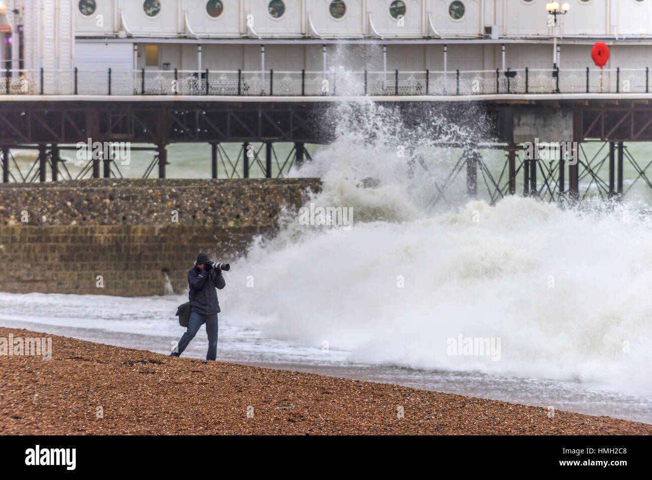 Brighton, UK. 03rd Feb, 2017. Early signs of this weekend's coming ...