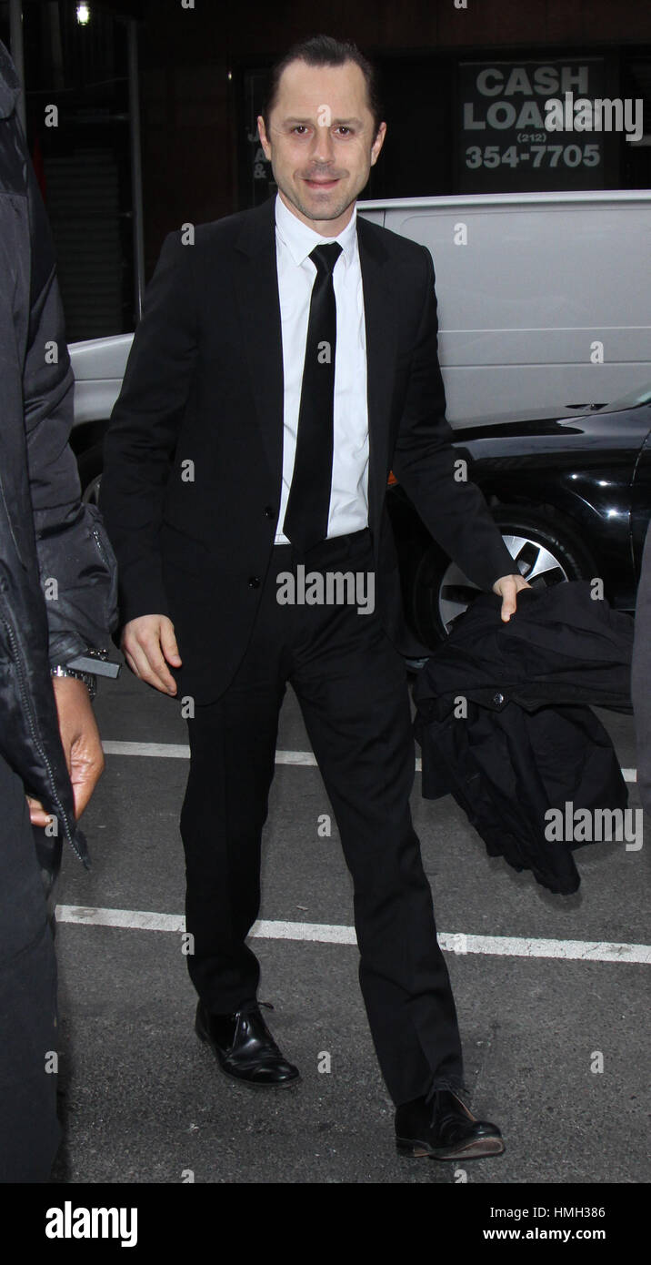 New York, NY, USA. 03rd Feb, 2017. Giovanni Ribisi seen at NBC Studios ...