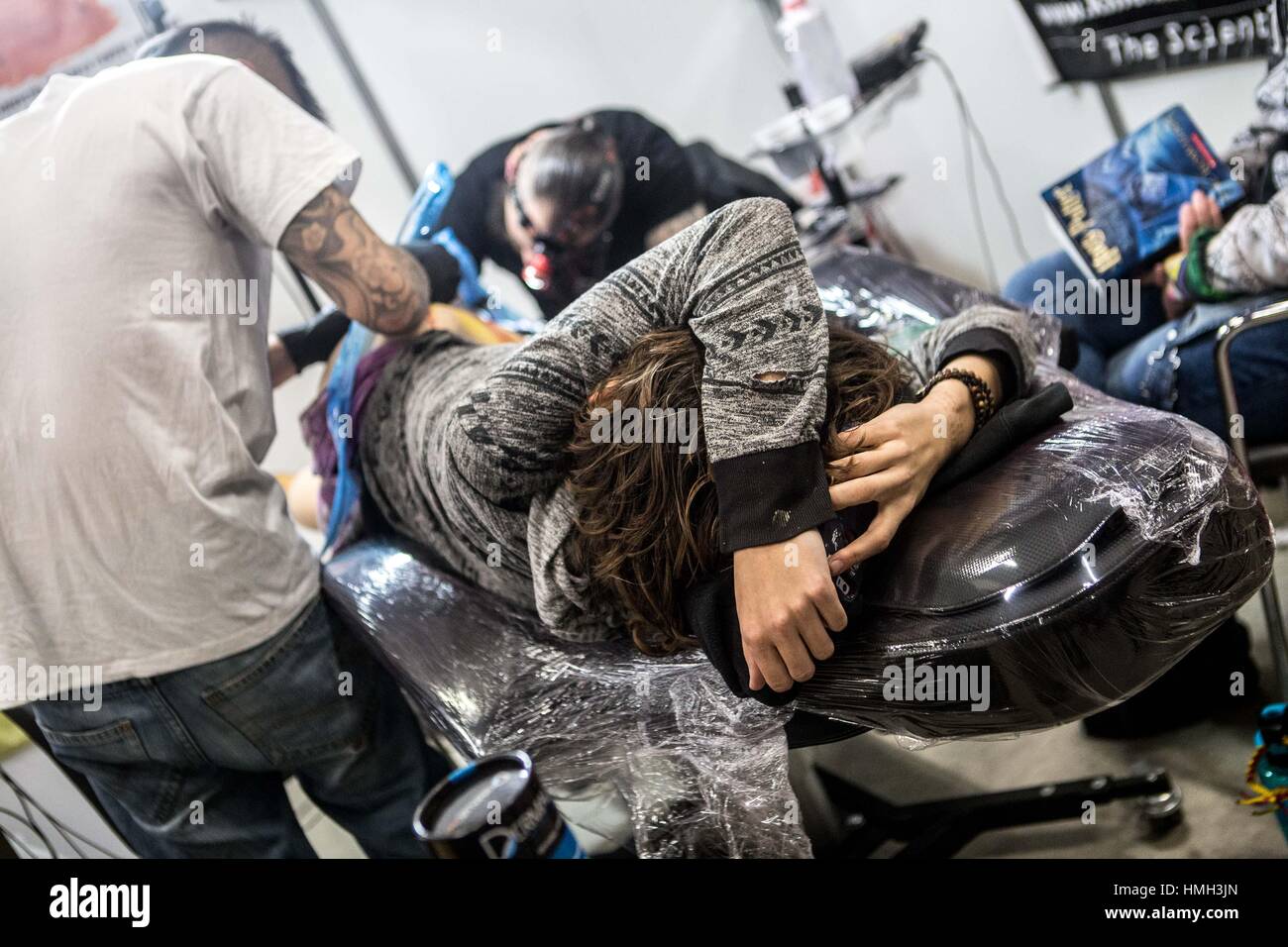 Milan, Italy. 3rd Feb, 2017. 22nd Annual Milano Tattoo Convention held ...