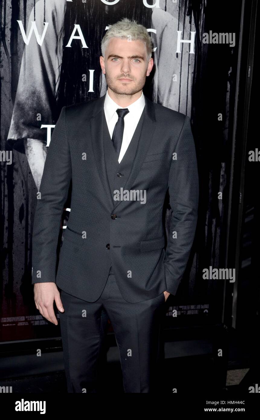 Los Angeles, USA. 2nd Feb, 2017. Alex Roe at the premiere for RINGS at ...