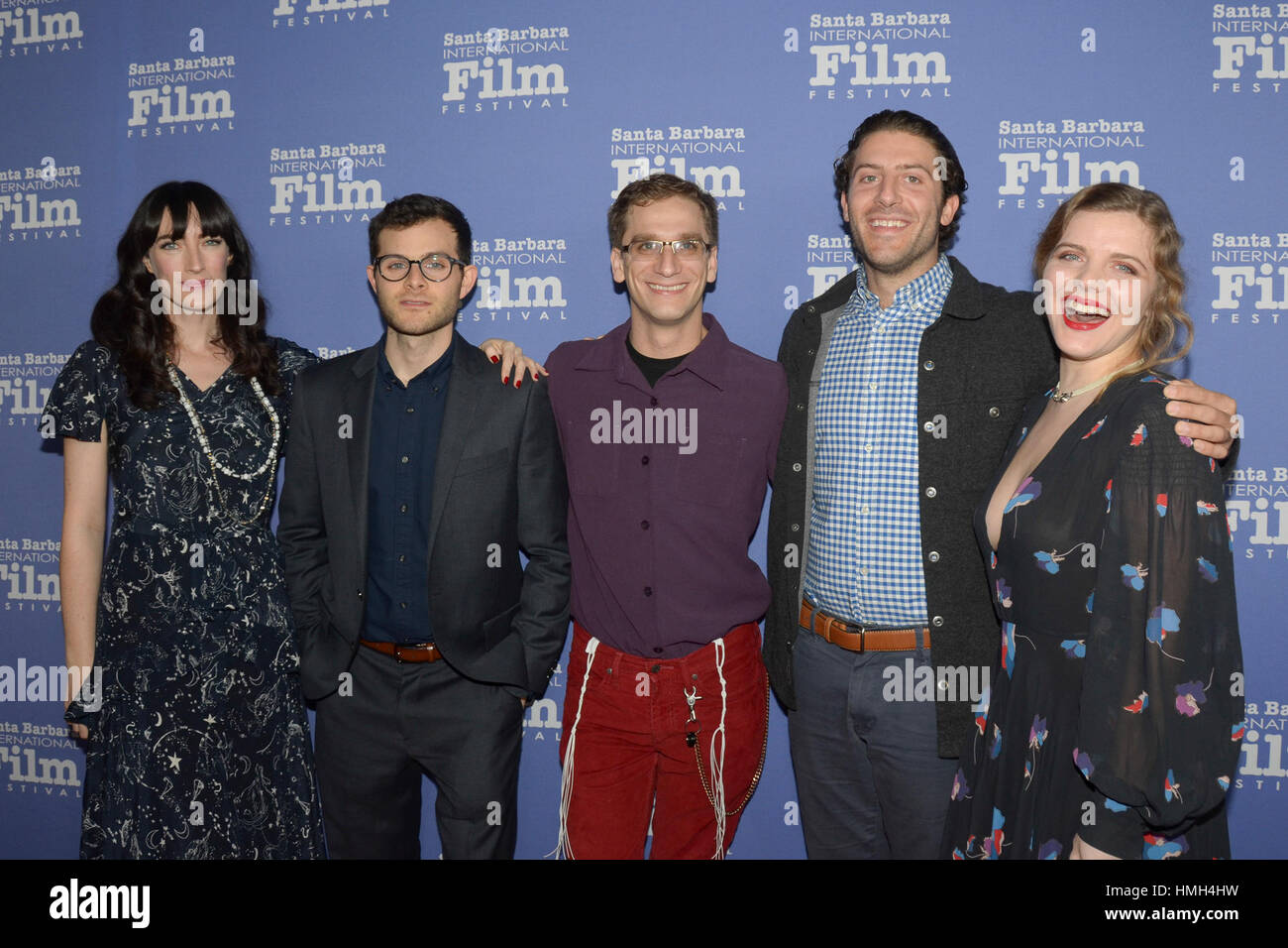 Santa Barbara, USA. 2nd Feb, 2017. Johanna Kelly, Cameron Marshad ...