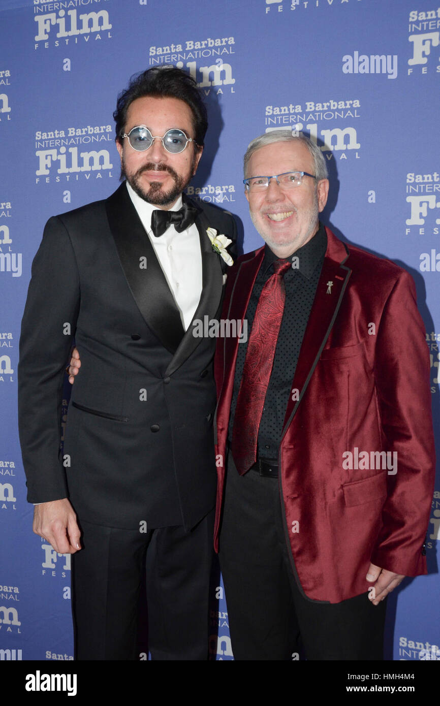 Santa Barbara, USA. 2nd Feb, 2017. Leonard Maltin and Roger Durling ...
