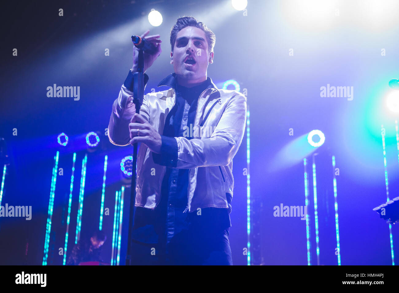 London, UK. 3rd Feb, 2017. Charlie Simpson of british pop-rock band ...