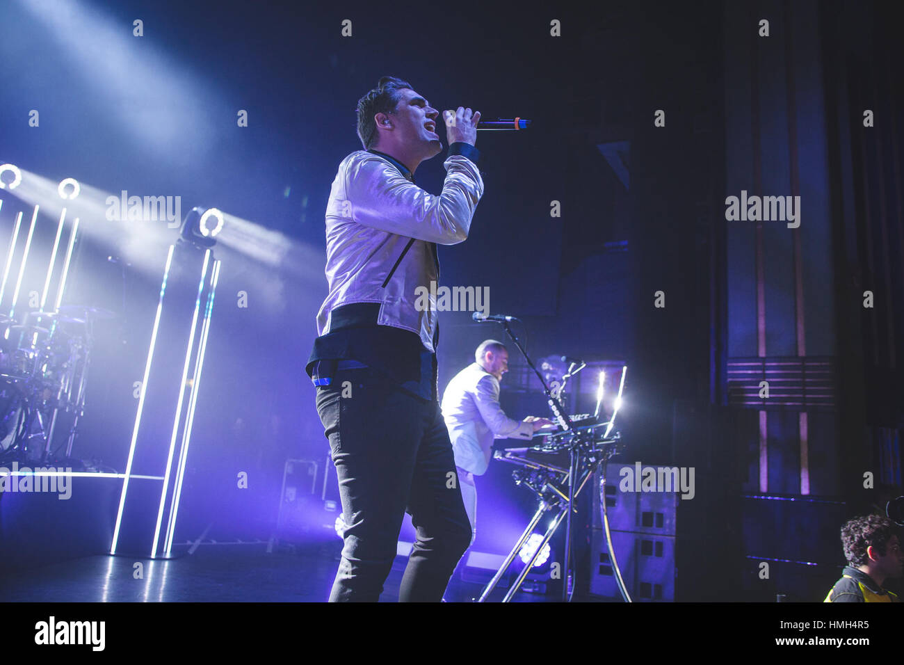 London, UK. 3rd Feb, 2017. Charlie Simpson of british pop-rock band ...