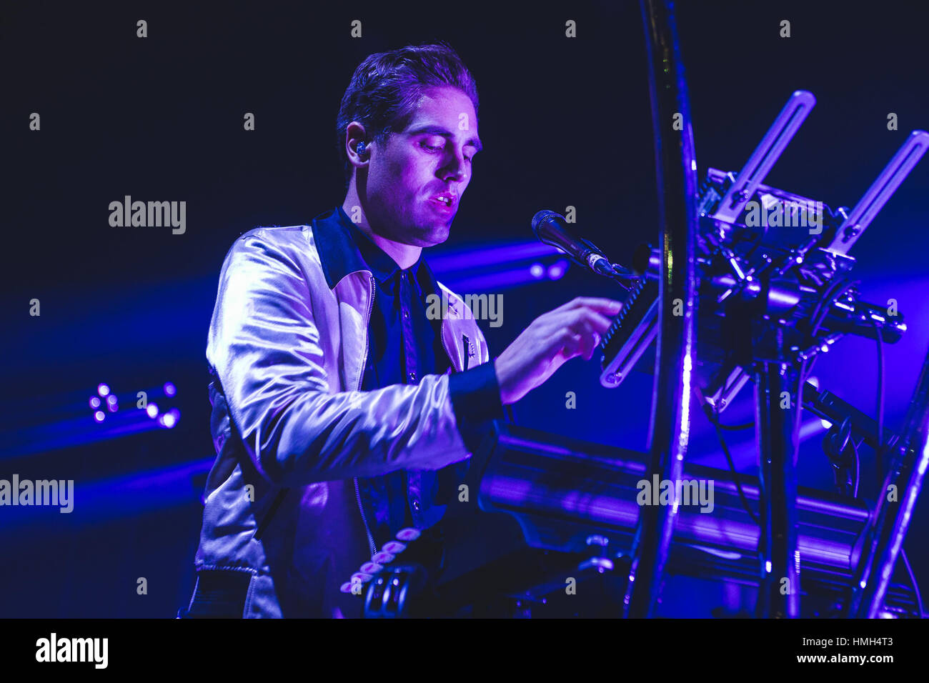 London, UK. 3rd Feb, 2017. Charlie Simpson of british pop-rock band ...