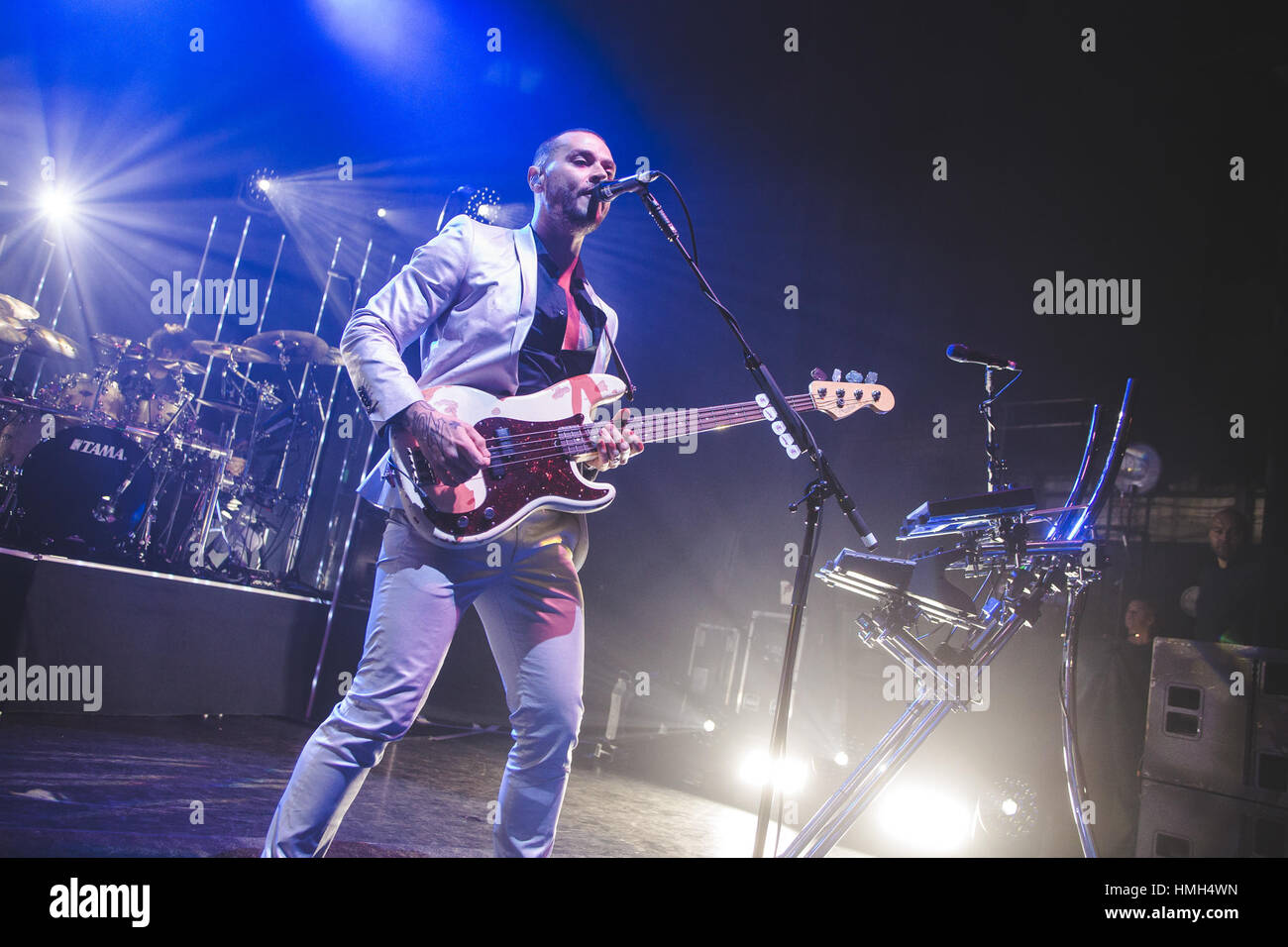 London, UK. 3rd Feb, 2017. Matt Willis of british pop-rock band, Busted ...