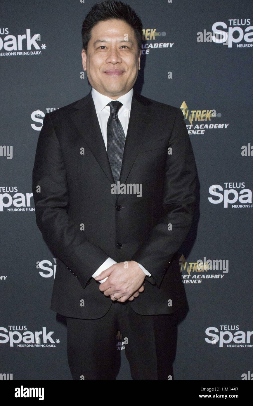 Calgary, Canada. 3rd Feb, 2017. Garret Wang, make a a rare appearance ...