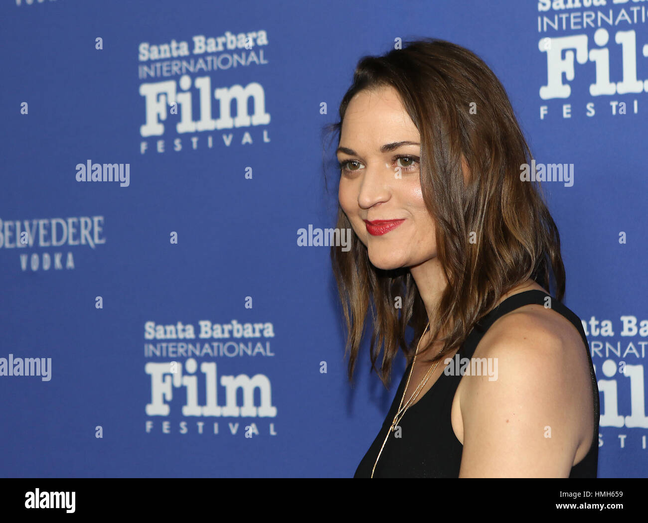 Santa Barbara, USA. 3rd Feb, 2017. Actress Amber Rubarth on the red ...