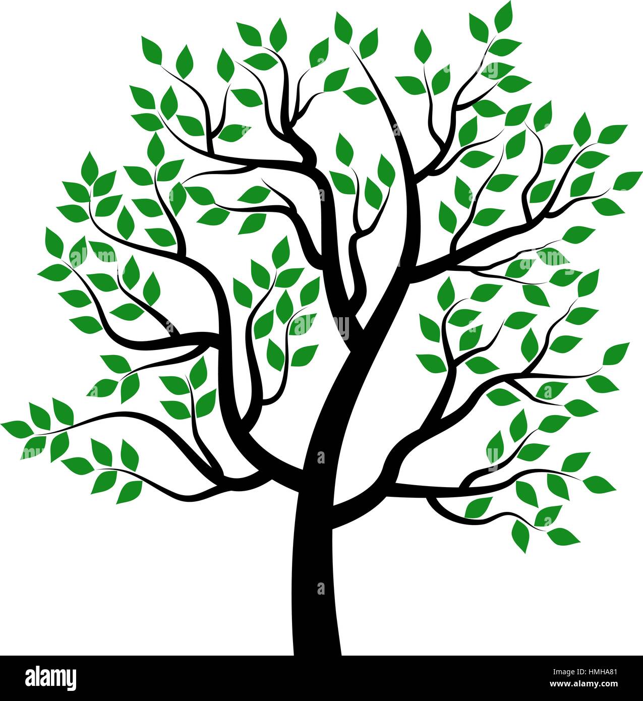 Stylized leaf Stock Vector Images - Alamy