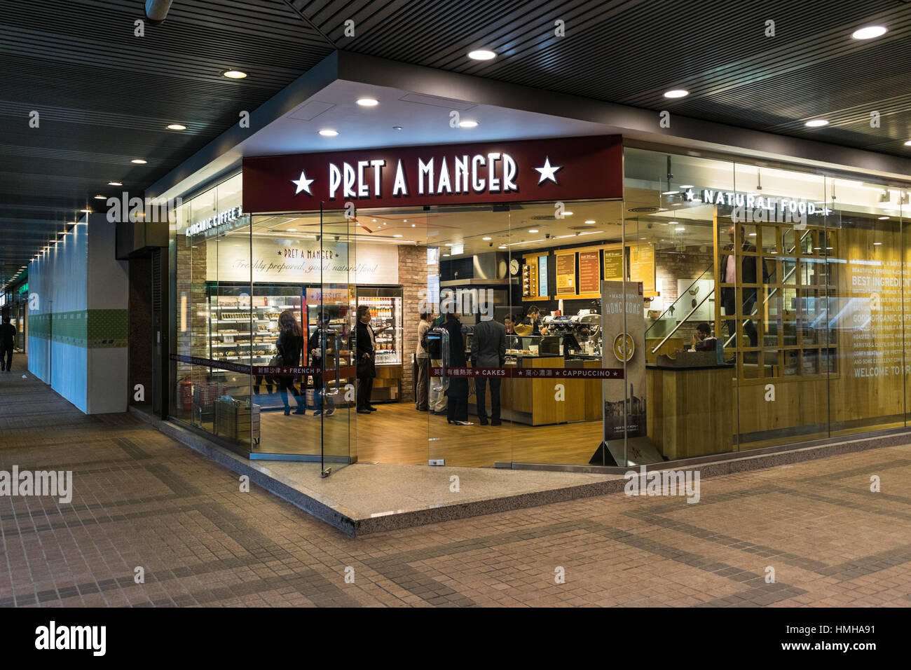 Pret a Manger store in Hong Kong Stock Photo - Alamy